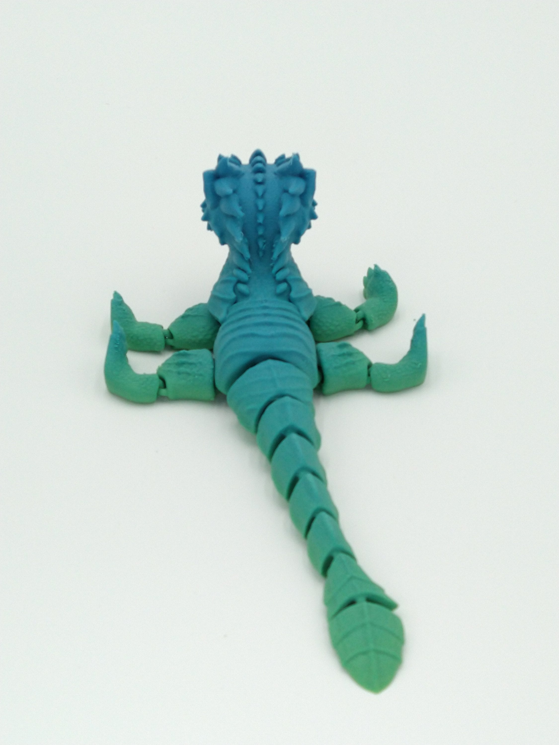 Articulated Cute Dragon Rainbow Colors PLA 7" 3D Printed Figure - Etsy