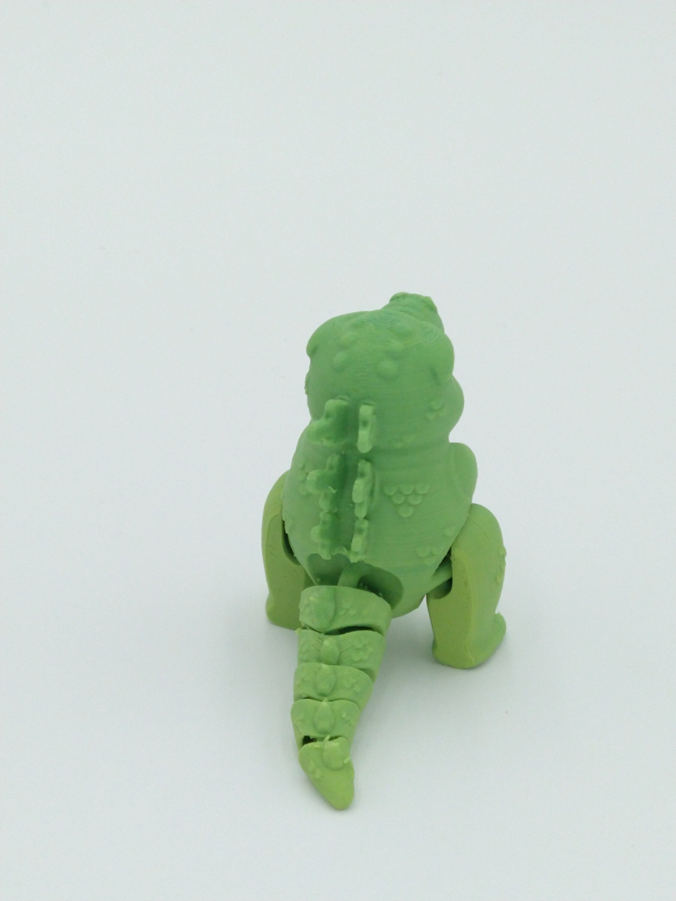 BABY GODZILLA Figure Articulated Flexi Rainbow Colors 3" 3D Printed ...