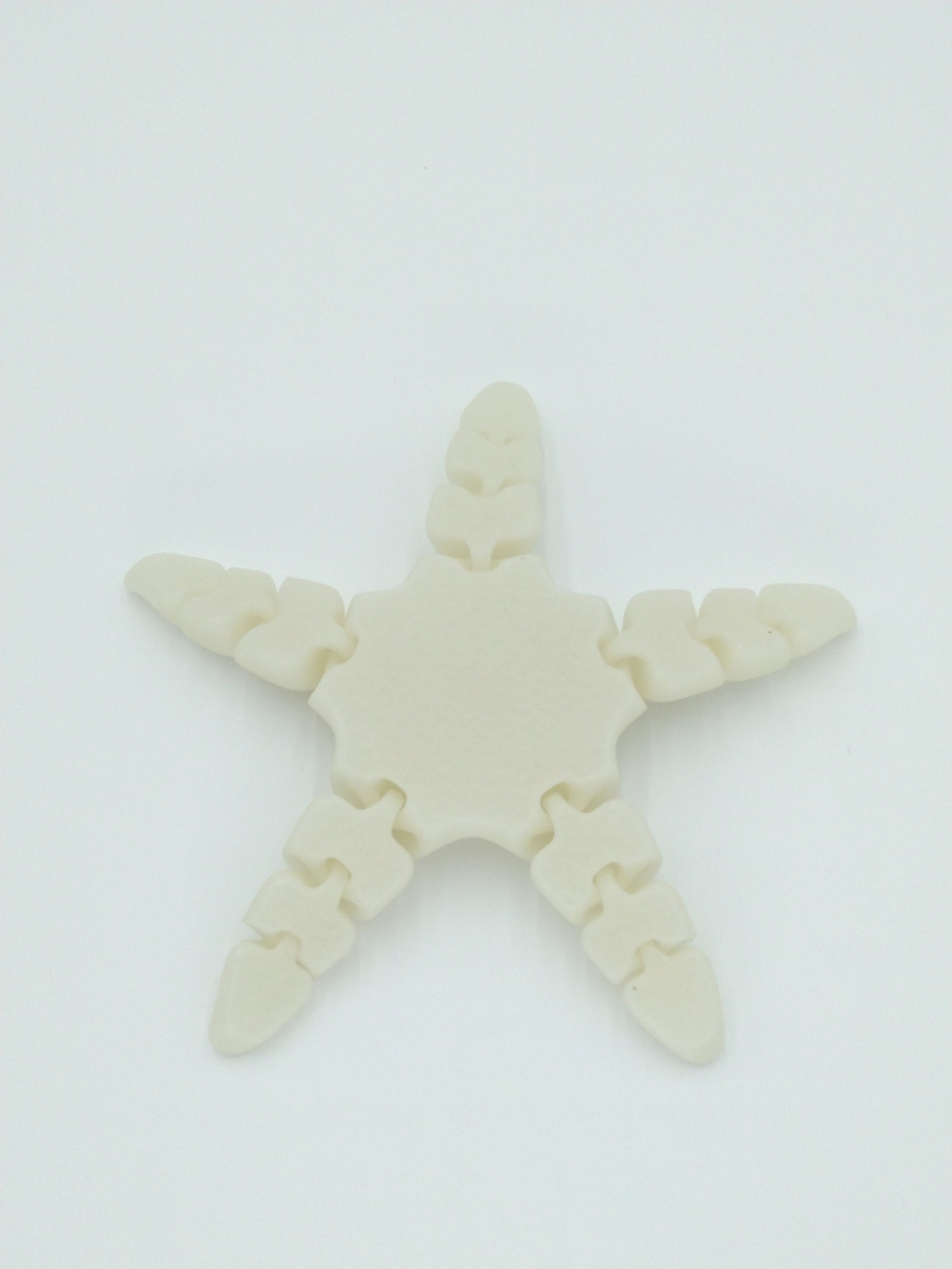 Goofy Starfish Flexi Articulated Figure Glow in Dark 5" 3D Printed ...