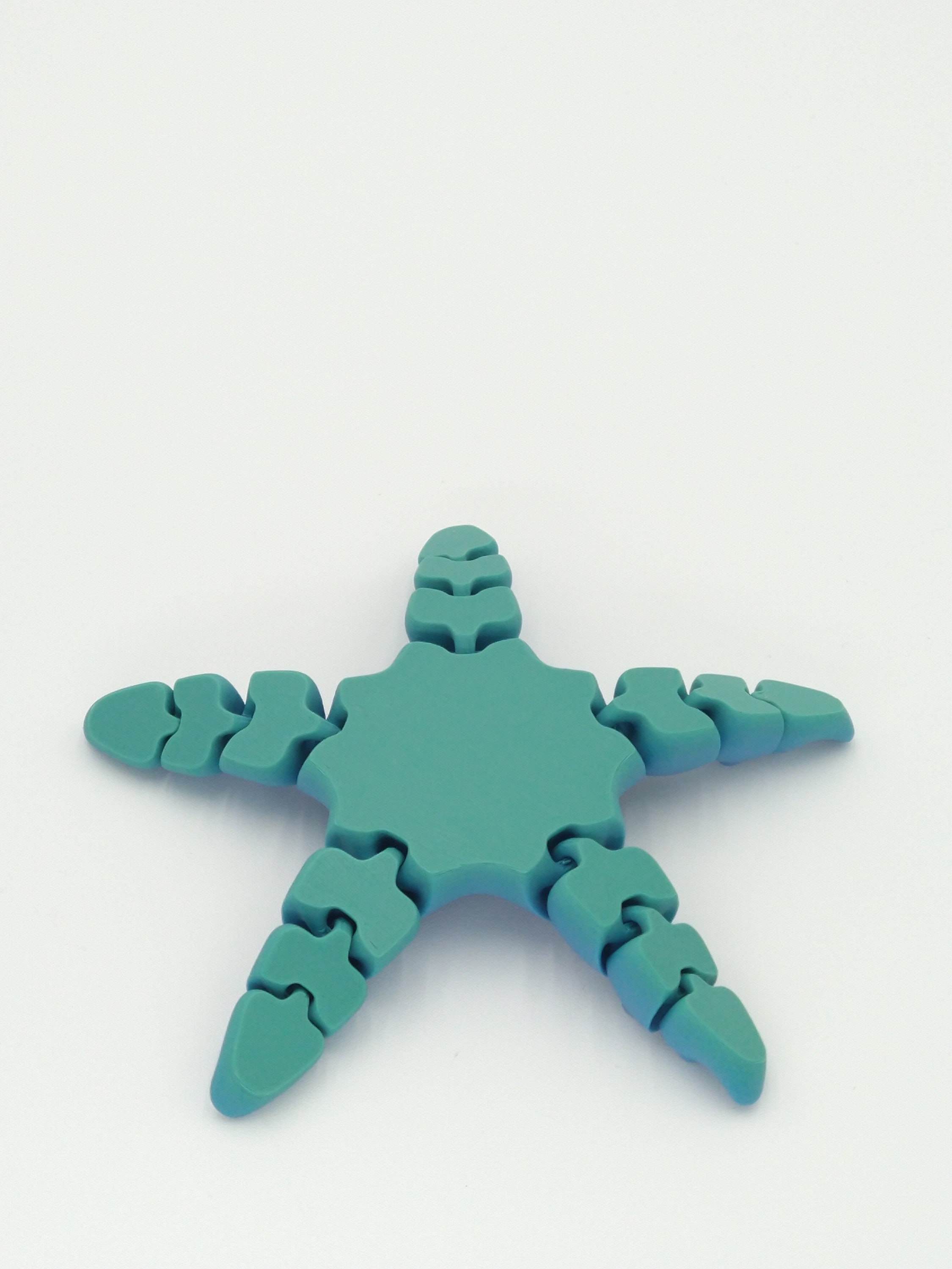 Goofy Starfish Flexi Articulated Figure Rainbow 5 3D Printed Flexi ...