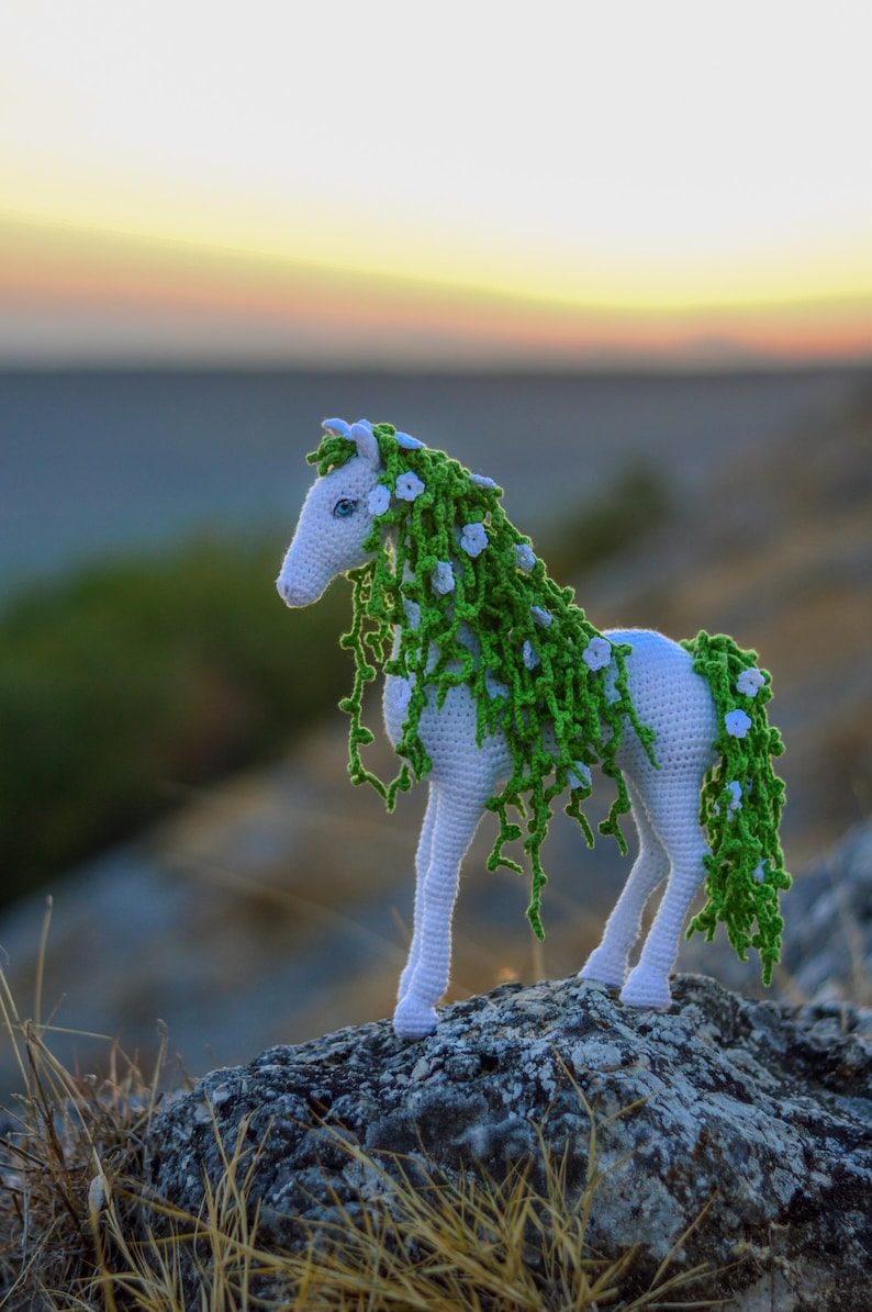 Crochet Whimsical Cute Horse Pattern - Etsy