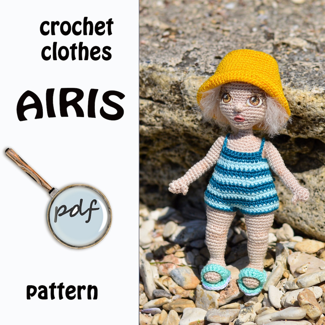 Crochet Doll Clothes Pattern for Airis Doll - Etsy