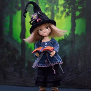 Crochet Halloween Witch Doll Pattern - Etsy
