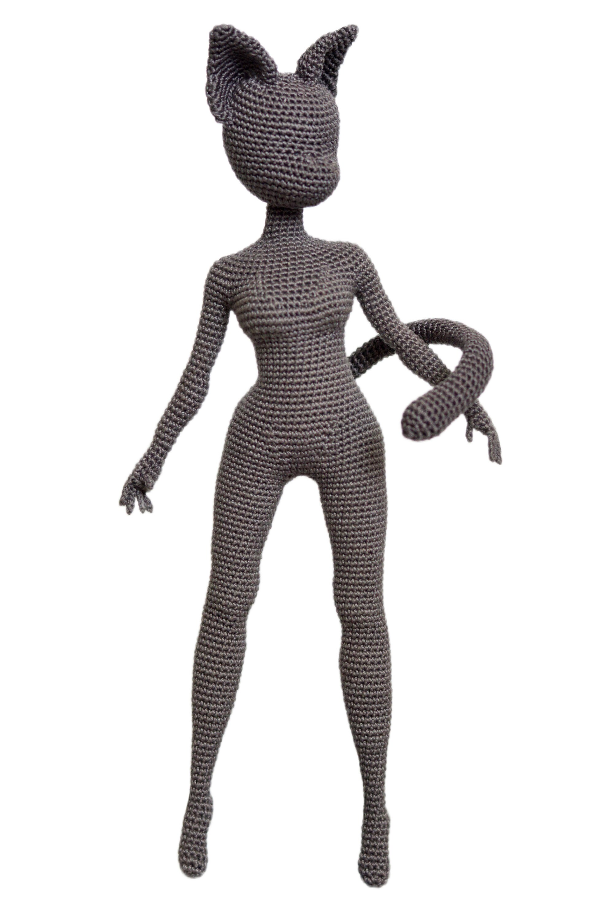Crochet Cat Fury Girl Pattern. Crochet Fox Tutorial - Etsy