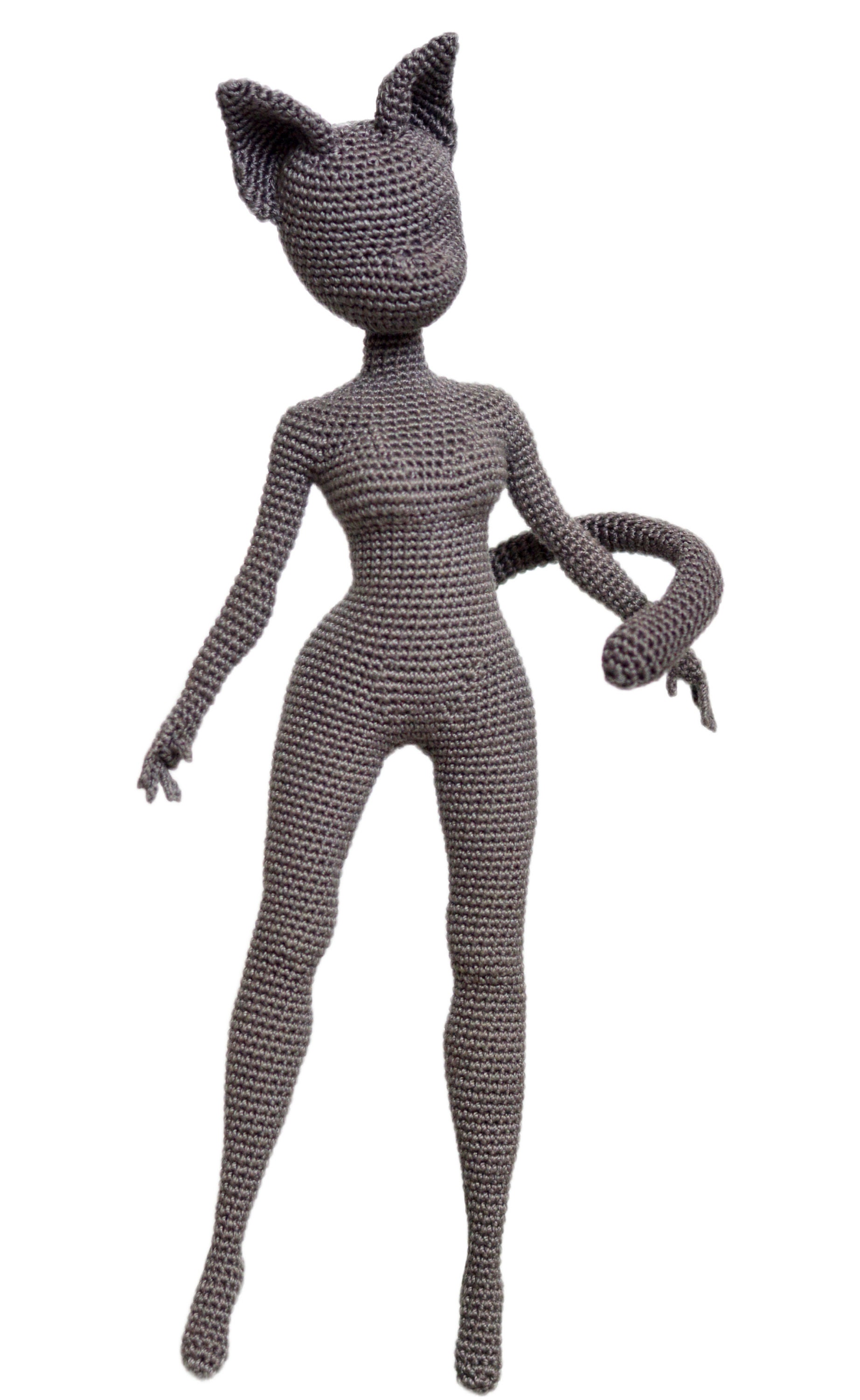 Crochet Cat Fury Girl Pattern. Crochet Fox Tutorial - Etsy