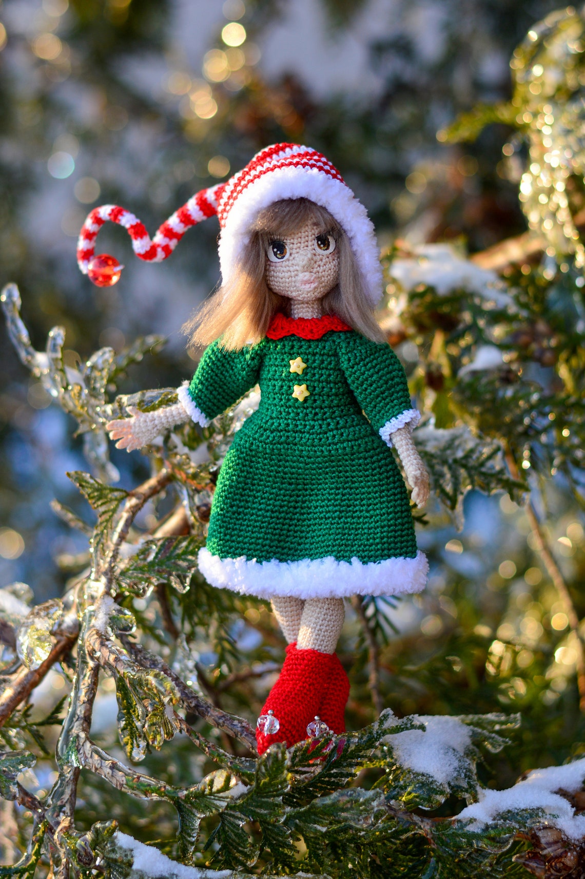 Christmas Elves Amigurumi Crochet Patterns Little Santa's - Etsy
