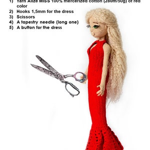 Red Dress Pattern - Etsy