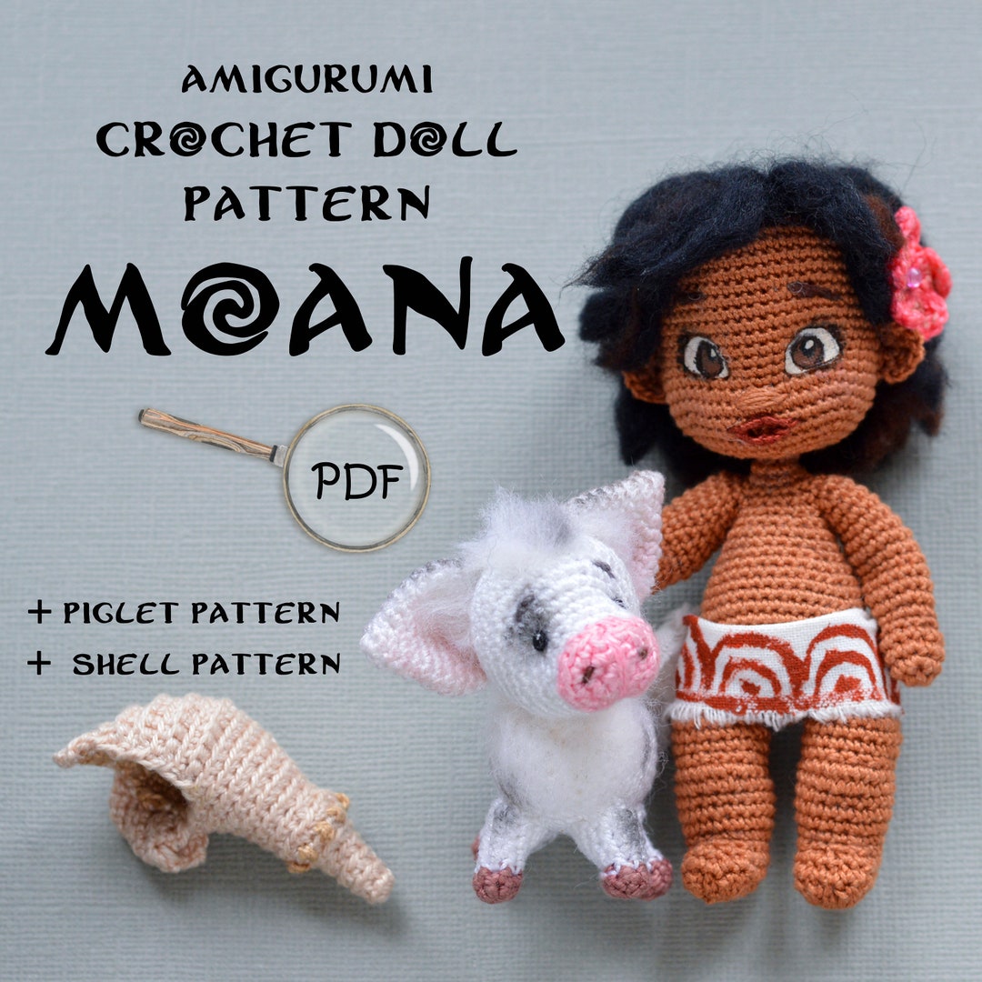 Moana Doll Crochet Pattern - Etsy