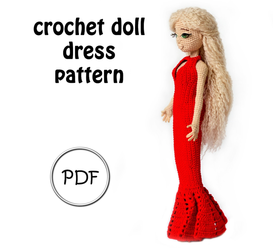 Red Dress Pattern - Etsy