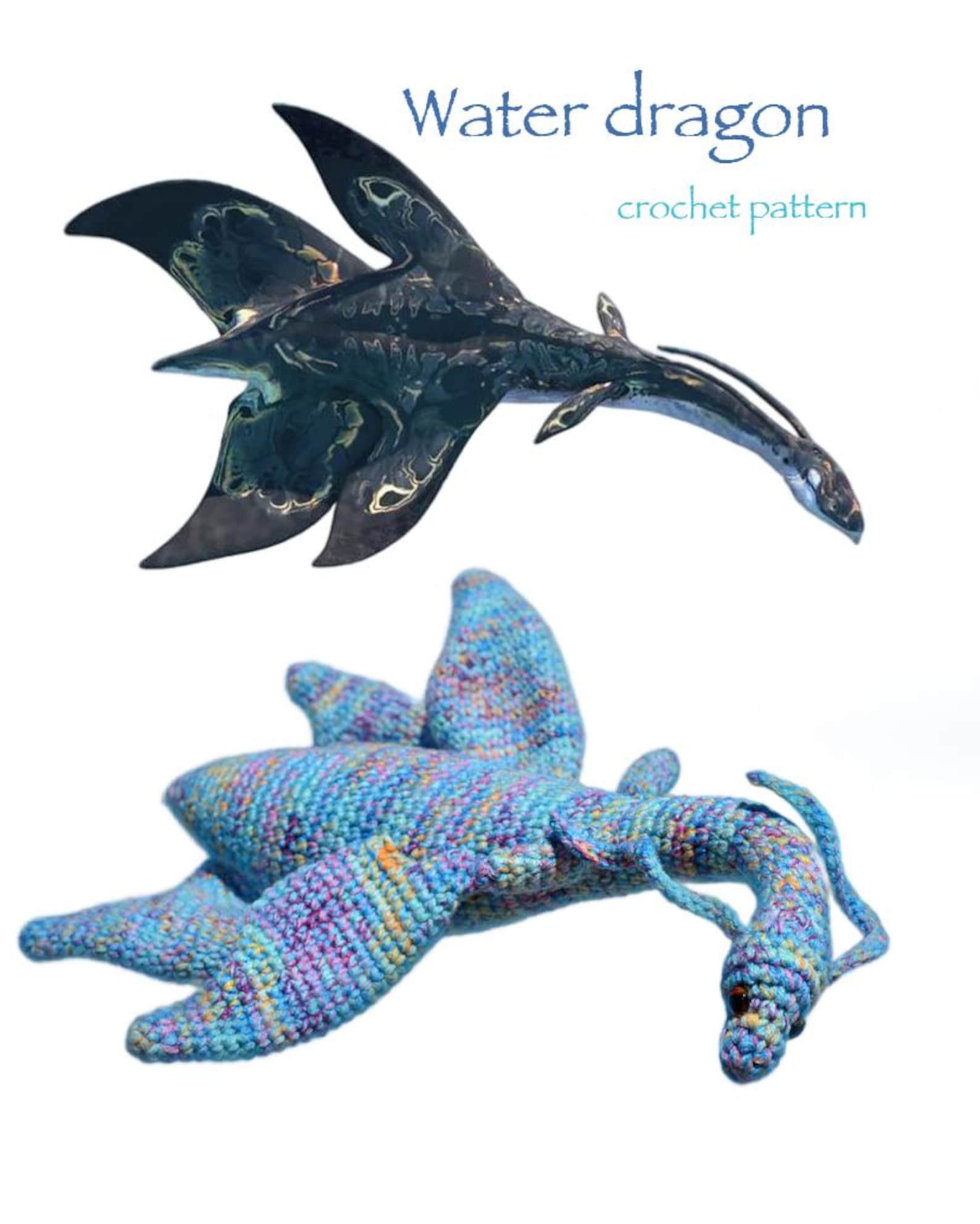 Water Dragon Crochet Pattern (ilu Navi ) - Etsy