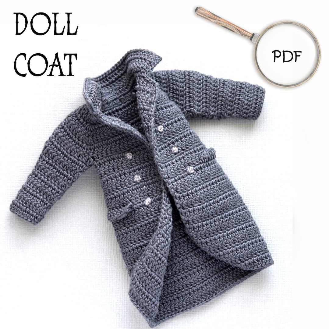 Doll Coat Crochet Pattern - Etsy