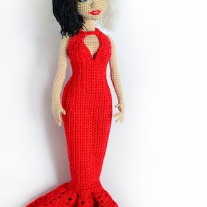 Red Dress Pattern - Etsy