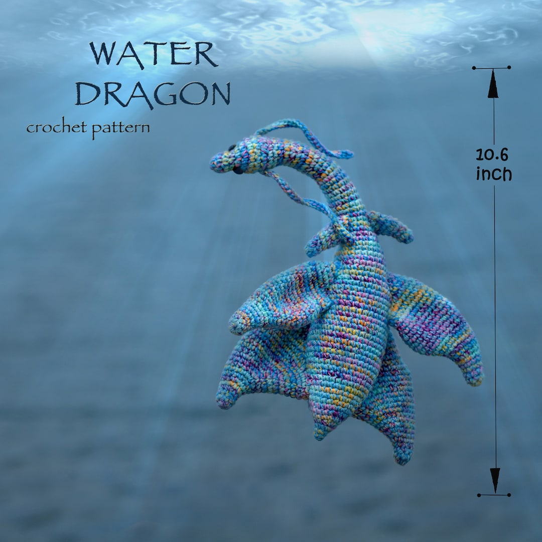 Water Dragon Crochet Pattern ilu Navi - Etsy