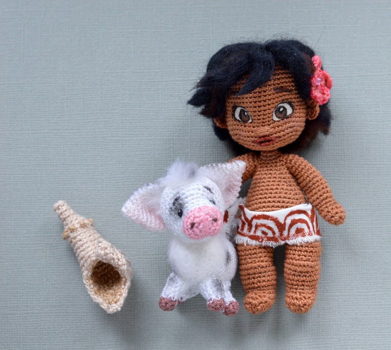 Moana Doll Crochet Pattern - Etsy