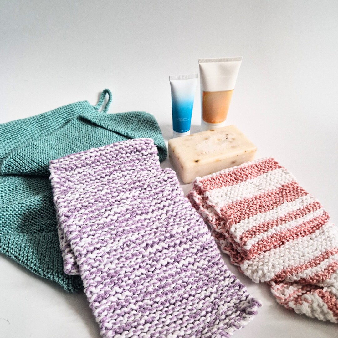 Back Scrubber - Reusable - Knitted - Handmade - Etsy