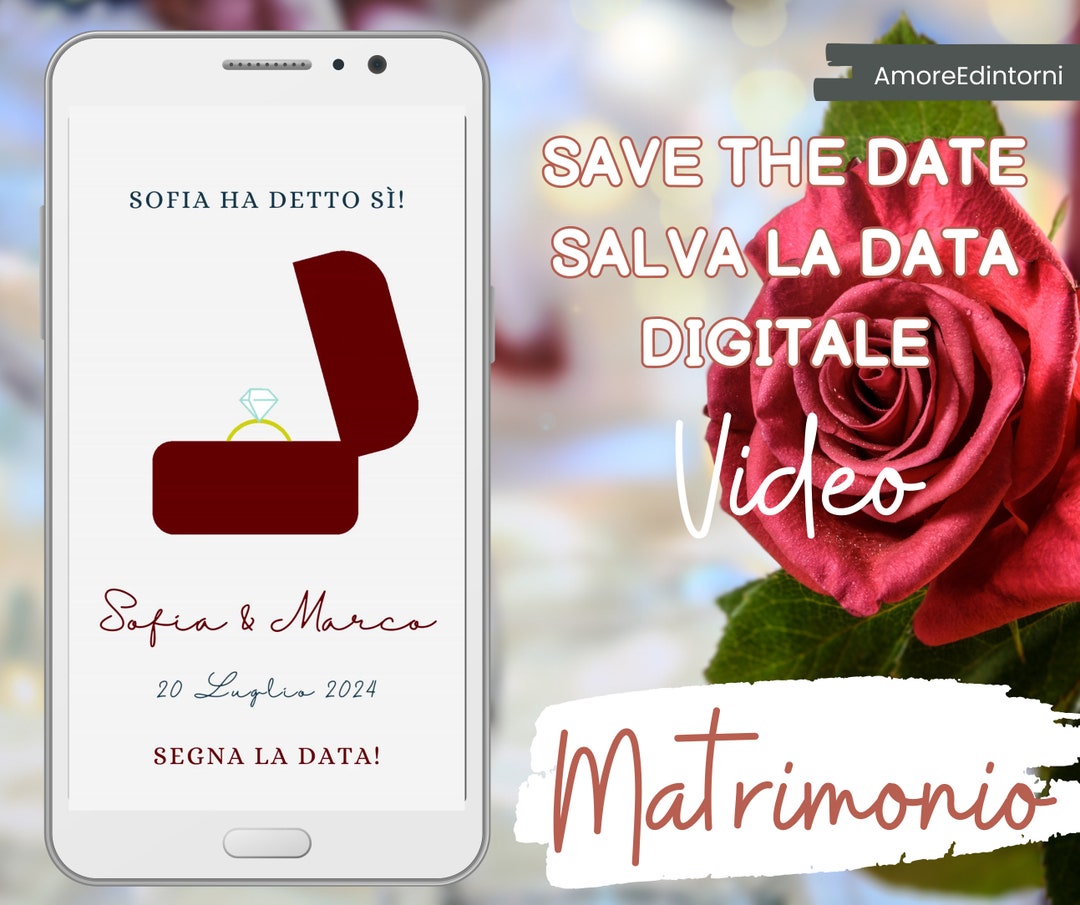 SAVE THE DATE Animated Save the Date Video Save the Date - Etsy