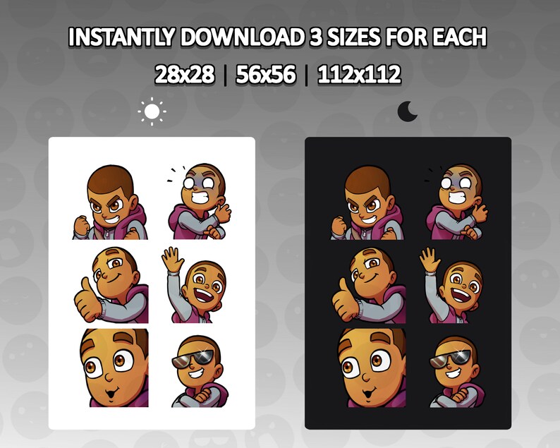 OC “mark” Emotes | 6 Emotes for Twitch, Discord, Youtube Etc | Starter ...