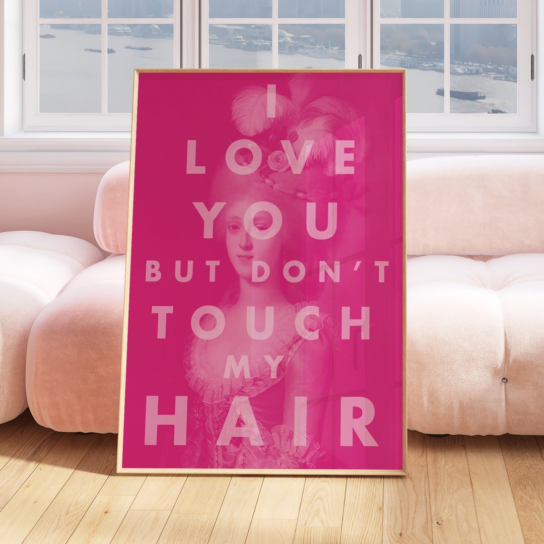 Pink Altered Art Funny Quote Printable Funny Valentine Art Preppy Wall ...
