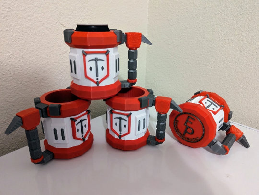 Deep Rock Galactic Red Rock Blaster Mug Can Cooler - Etsy