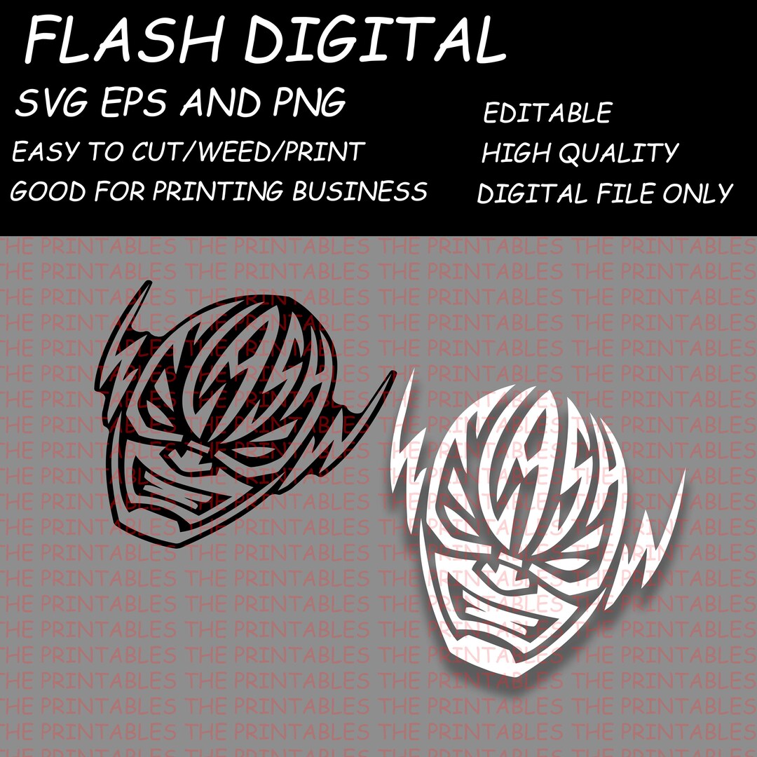 Flash Minimalist, Digital Files, Ready to Print and Cut - Etsy