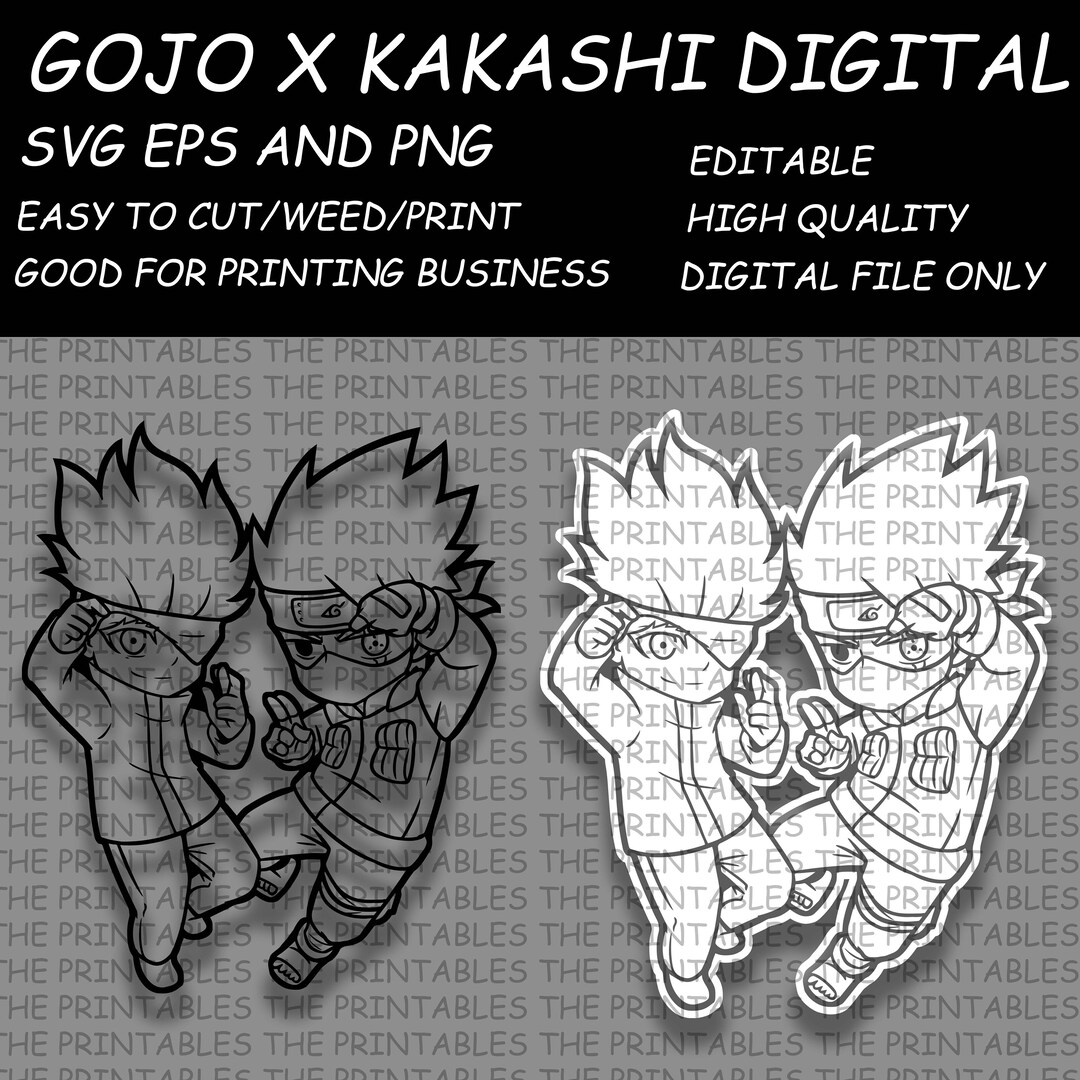Two Sensei Digital File Anime Svg - Etsy