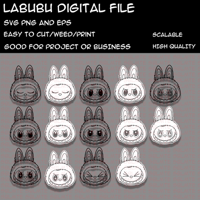 Labubu Black - Etsy