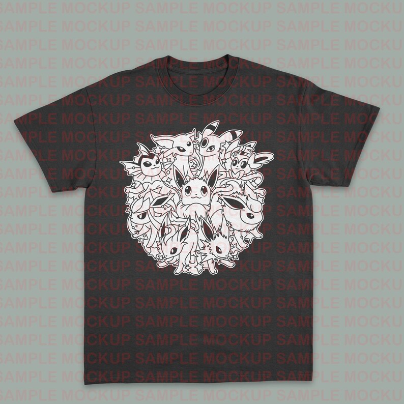 Poke Eeveelution Digital File Anime Svg - Etsy Australia