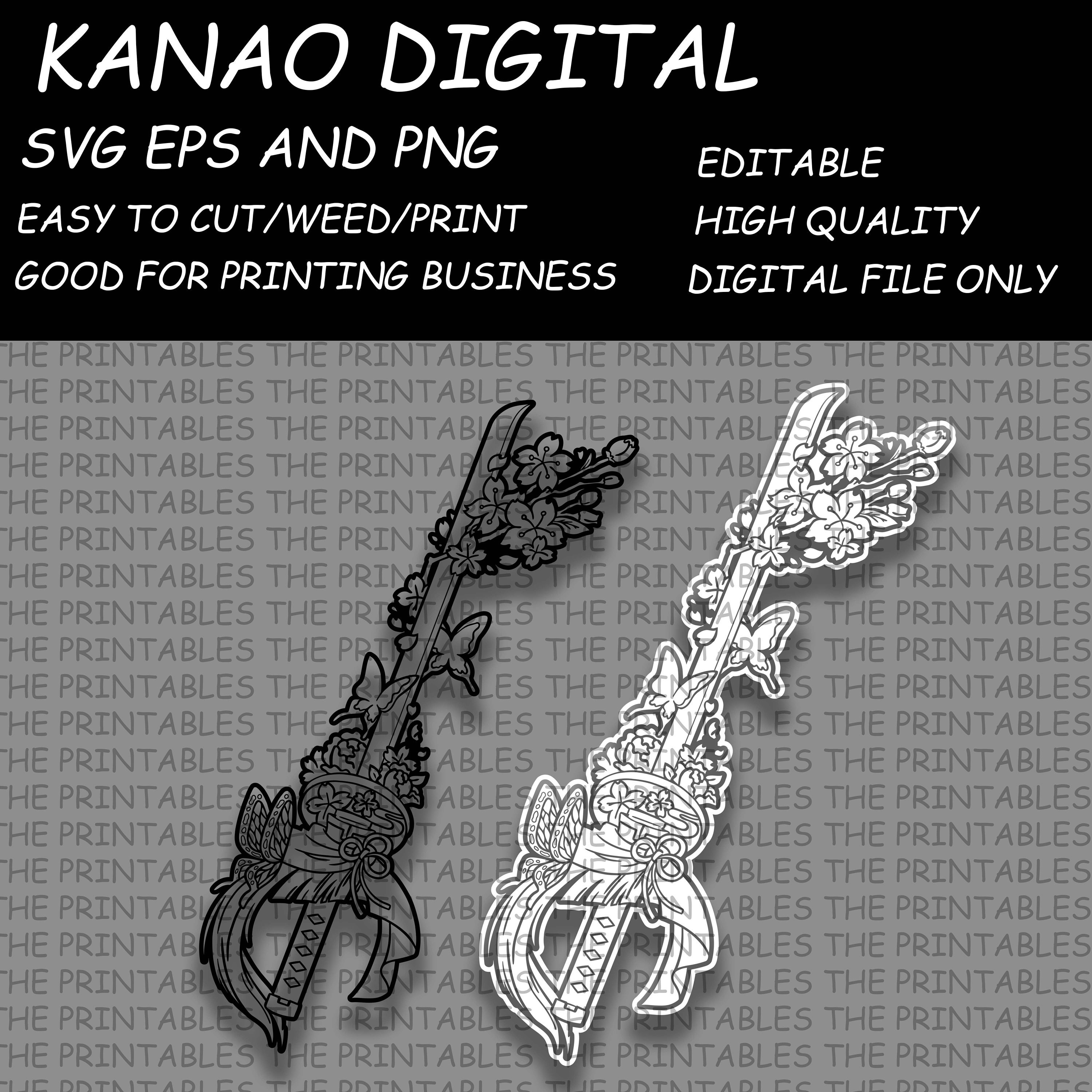 Demon Butterfly Sword, Digital Files, Ready to Print and Cut, V9 - Etsy