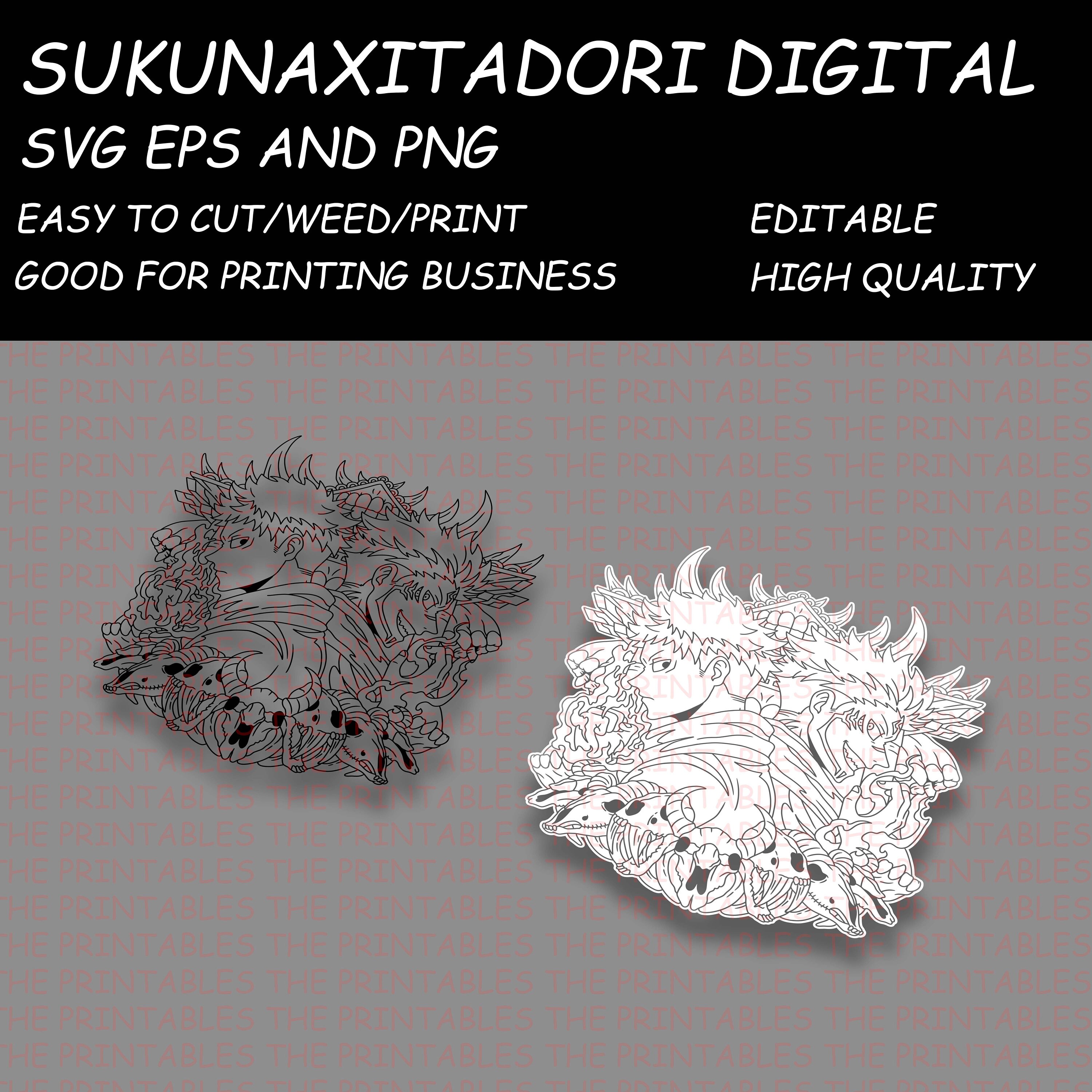 JJK Curse and Demon Digital File Anime Svg - Etsy