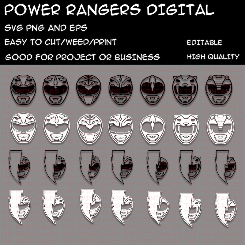 Power Ranger Mask - Etsy