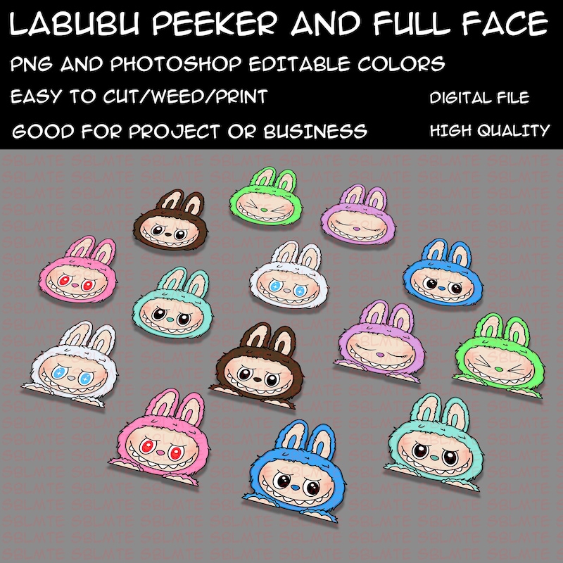 Labubu Cutout - Etsy