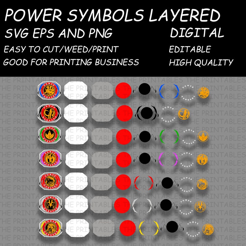 Power Danger Svg Png Digital File Symbols, Instant Download - Etsy