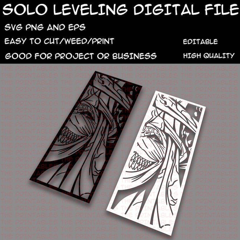 Solo Leveling Svg - Etsy