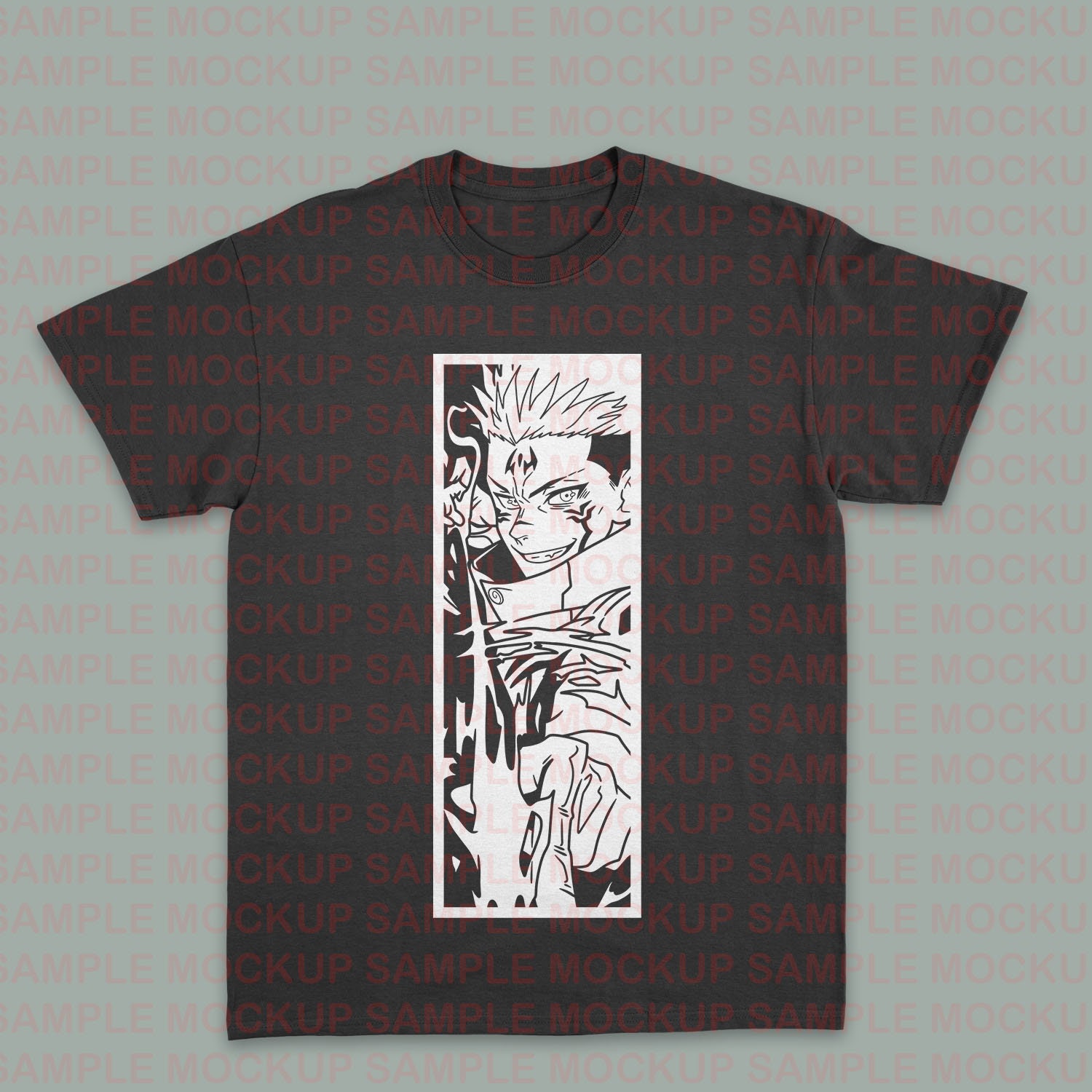 King of Curse Decal and Shirt Design Anime Digital File Svg - Etsy