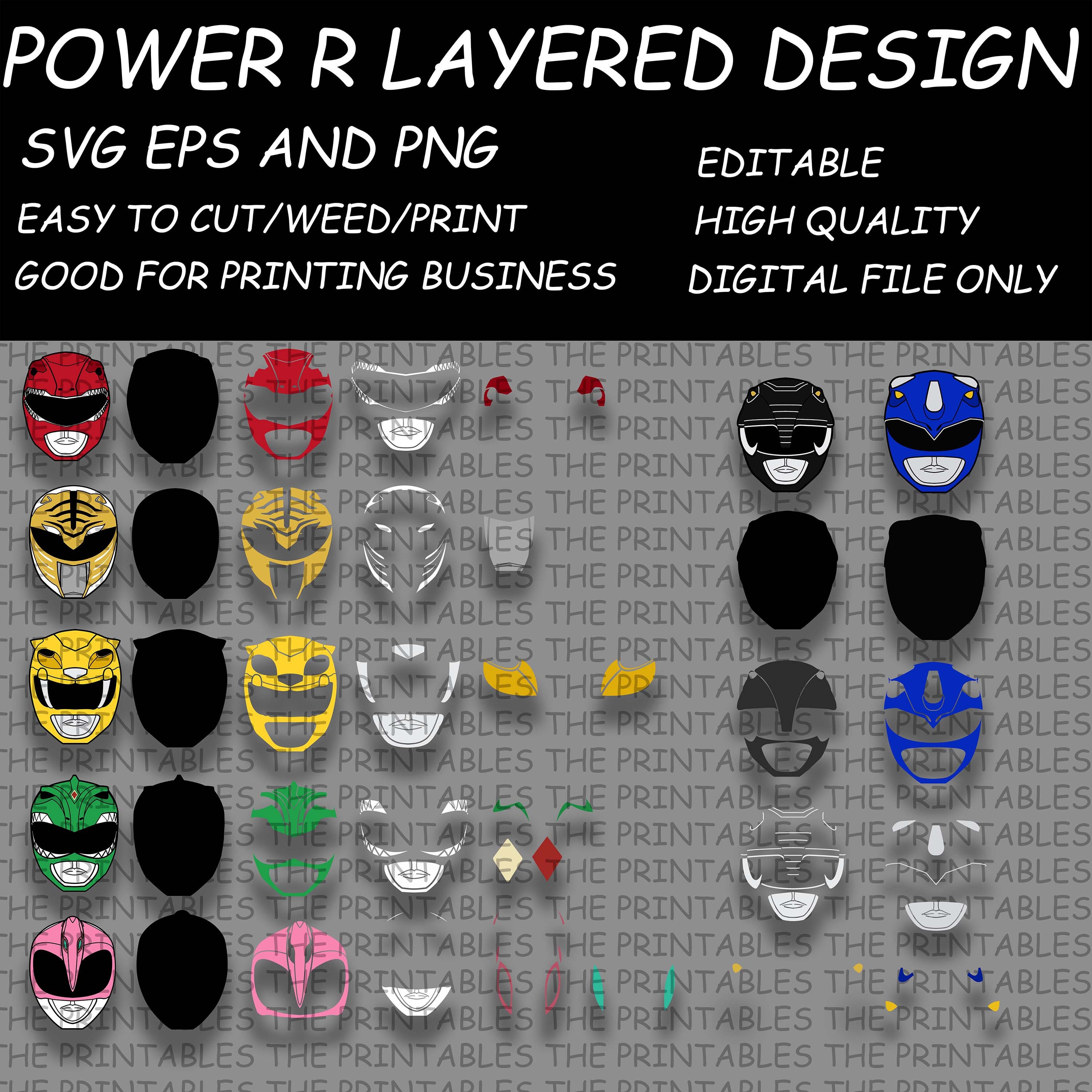 Power Danger Layered Design, Svg Png Digita, Instant Download ...