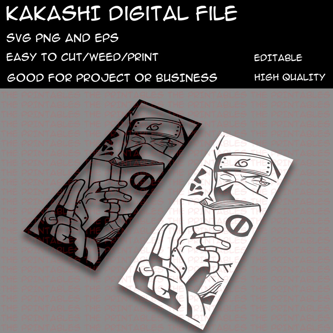 Ninja Sensei With Book Digital File Anime Svg - Etsy