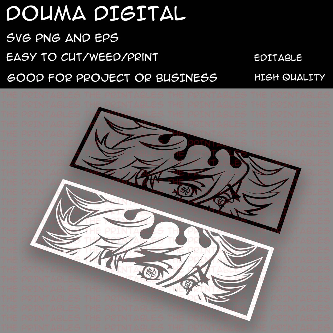 Rank 2 Demon Anime Svg Digital File - Etsy