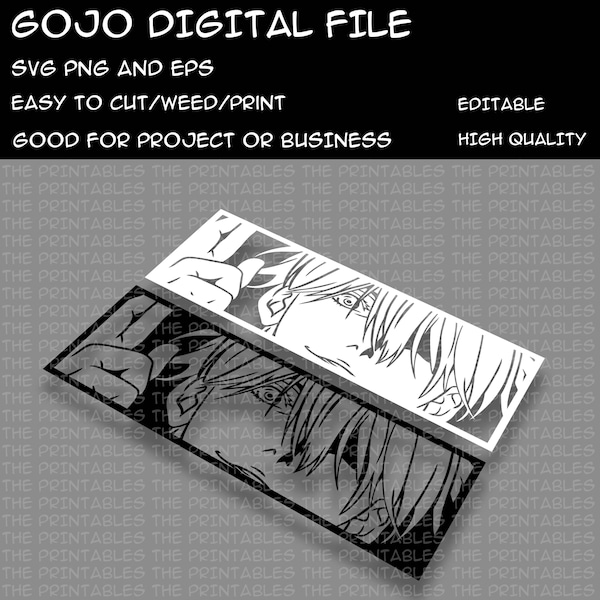 Jjk Anime Cut Files - Etsy