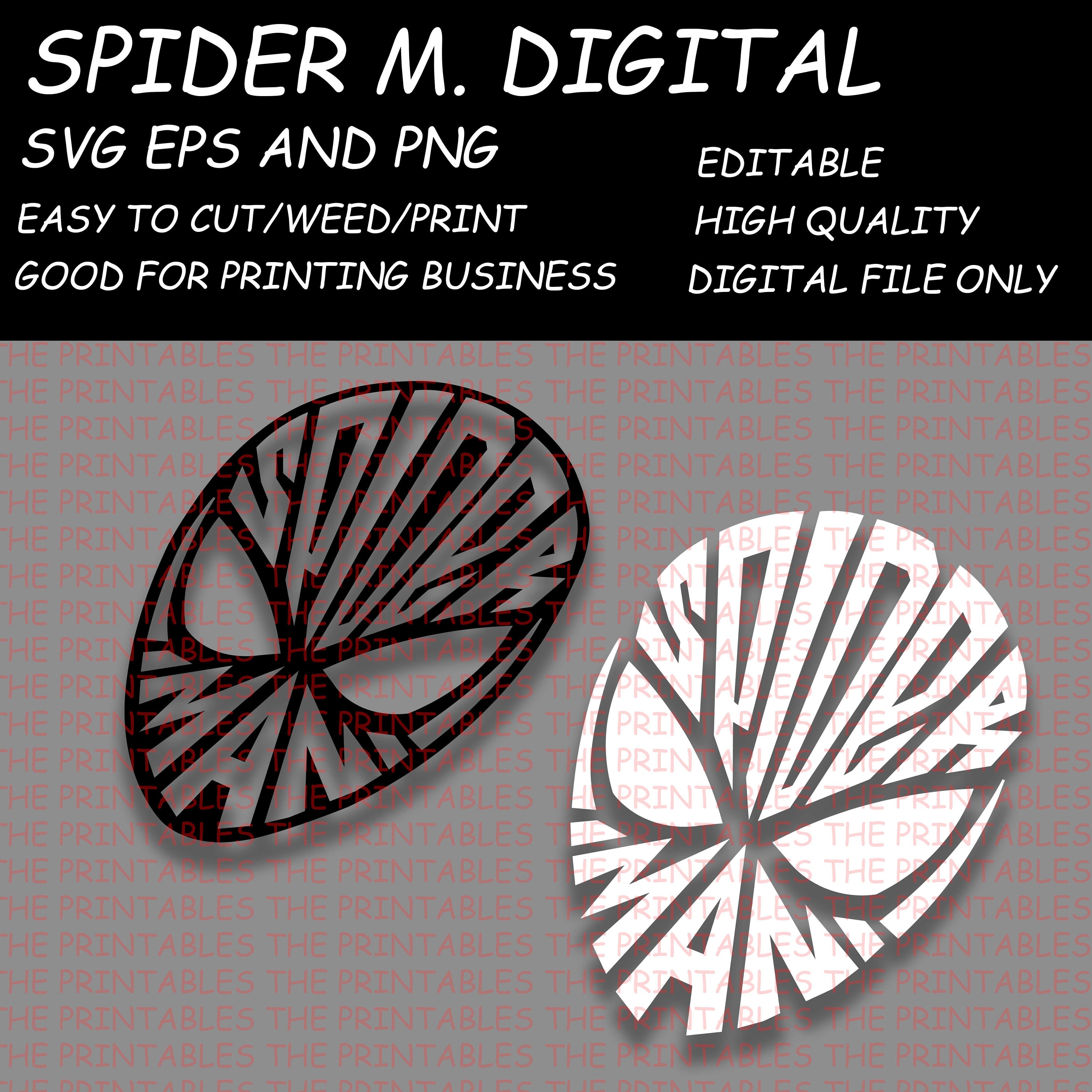 Spidey Minimalist, Digital Files, Ready to Print and Cut - Etsy