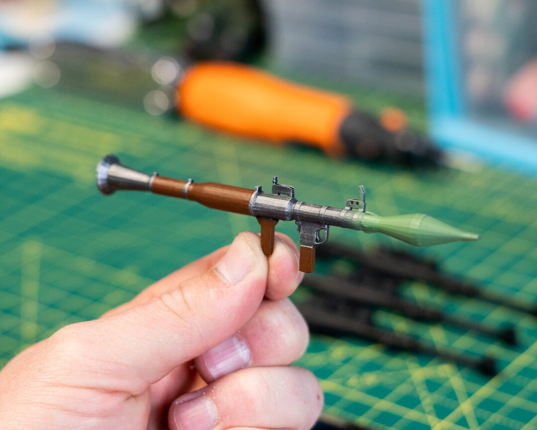 3D Printed RPG Gun Replica 1/12 Scale Hand-painted - Etsy