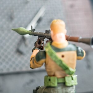 3D Printed RPG Gun Replica 1/12 Scale Hand-painted - Etsy