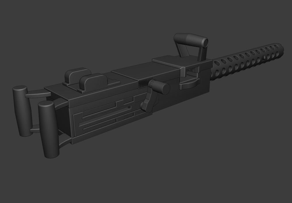 3D Printed M2 Browning Style Machine Gun Replica 1/12 Scale - Etsy ...