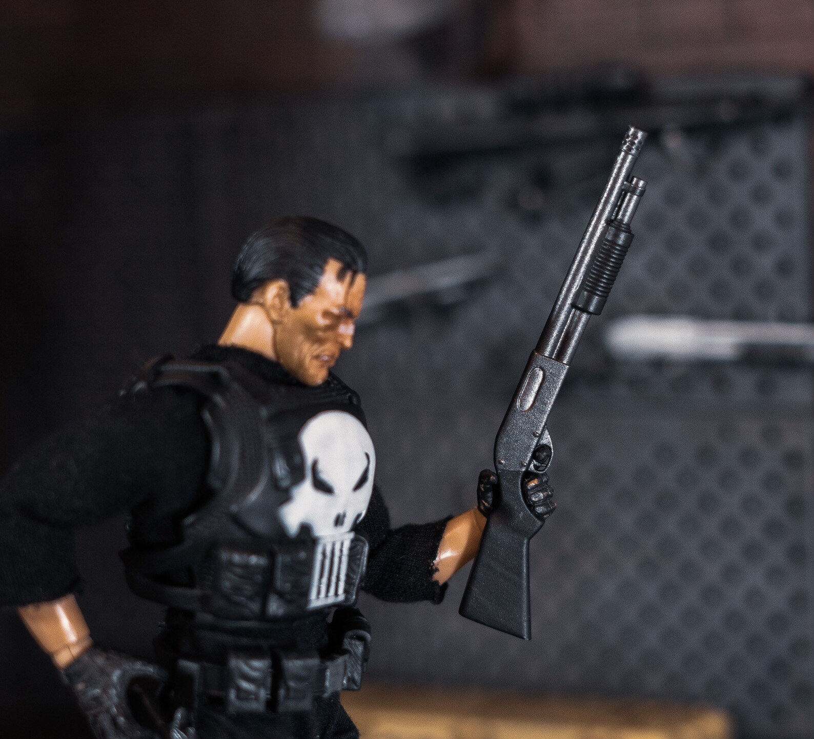 3D Printed Shotgun Gun Replica 1/12 Scale Hand-painted - Etsy