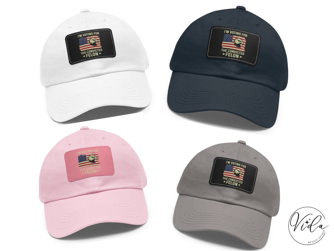 I'm Voting for the Convicted Felon 2024 Hats, Trump Campaign Hat, MAGA ...