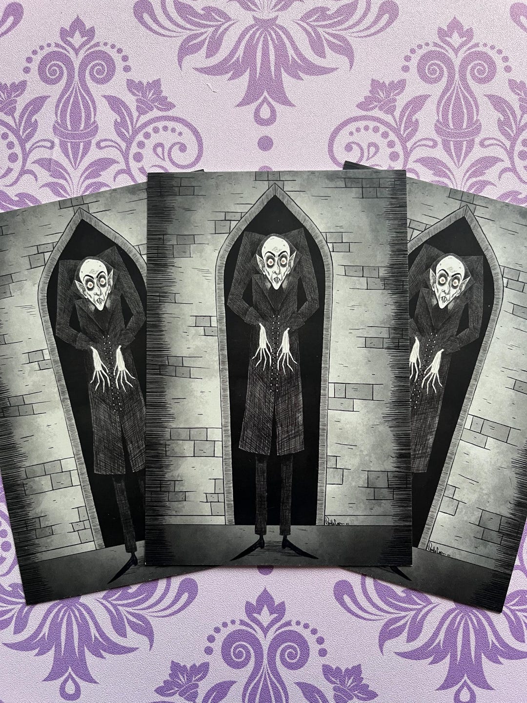 Vampire Rat Nosferatu 4x6 Mini Poster Wall Decor Print - Etsy