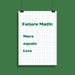 Future Math Wall Art Poster, Typography Print, Modern Text Poster ...