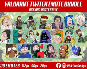 Rick and Morty Twitch Emote - Etsy Finland