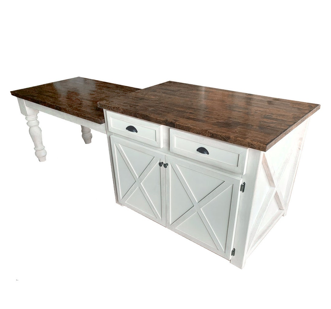 Set of 2 2 Piece Rustic Shop Front Counter Country Wood Barn - Etsy