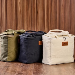 Personalization Canvas Knitting Bag, Gift for Mom, Yarn Storage ...