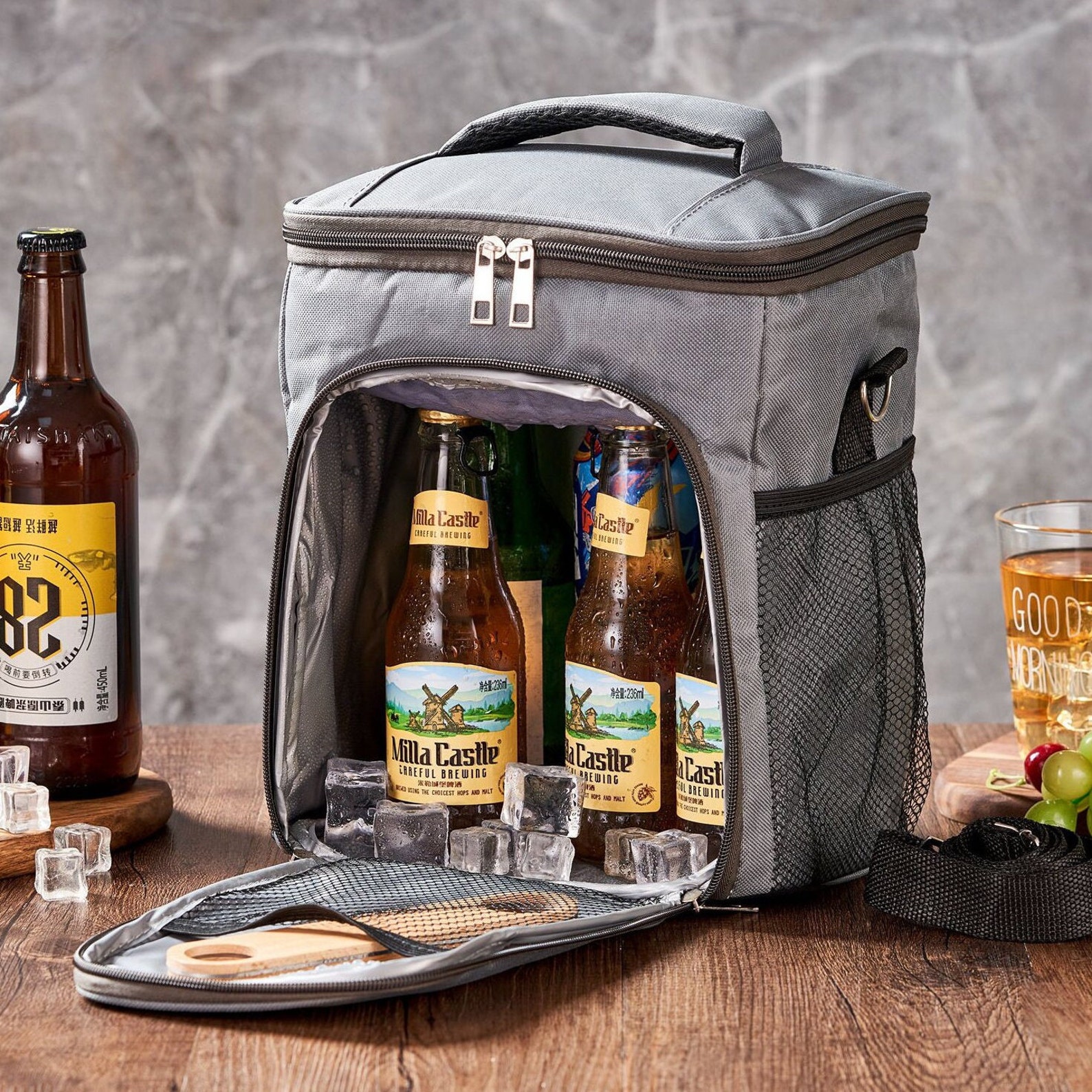 Groomsman Cooler Bag, Personalized Beer Cooler Bag, Insulated Hiking ...